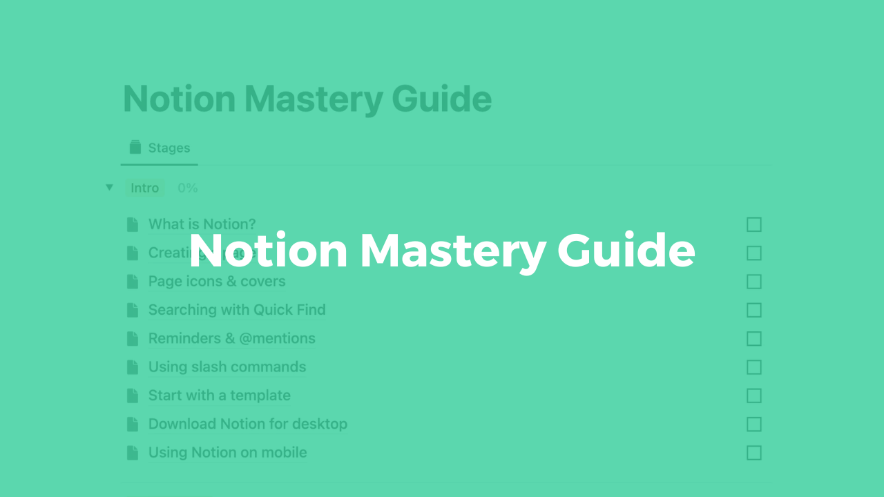 Notion Academy | Notion List